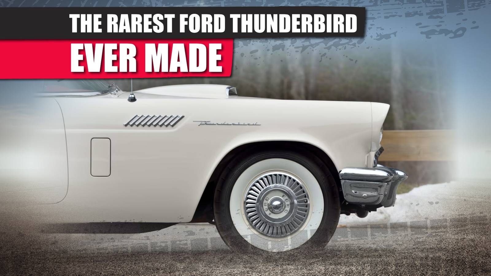 The Rarest Example Of The Ford Thunderbird Roadster Ever Made