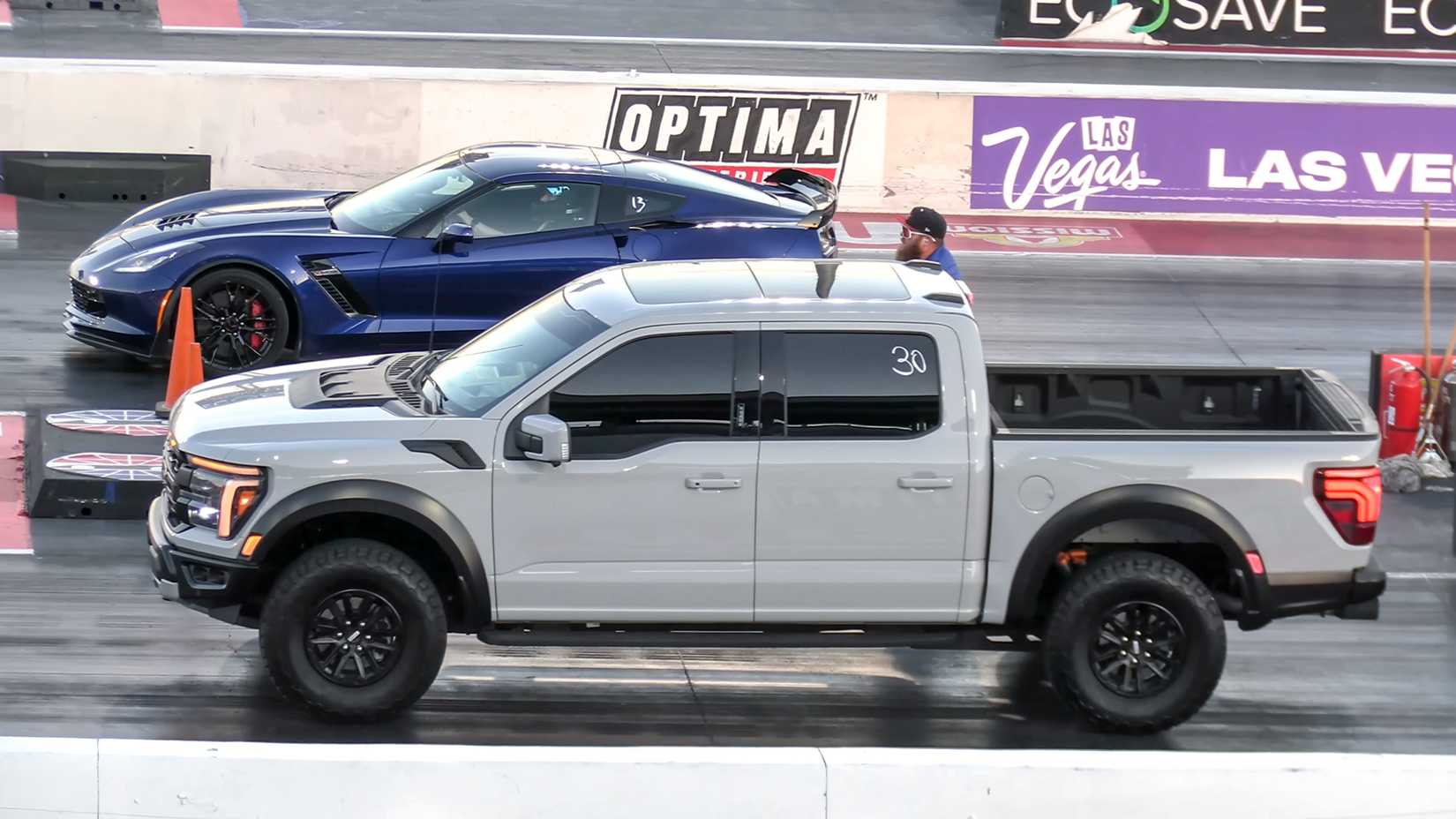 2025MY Ford Raptor Takes On C8 Stingray And C7 Z06 Corvette In Nail ...