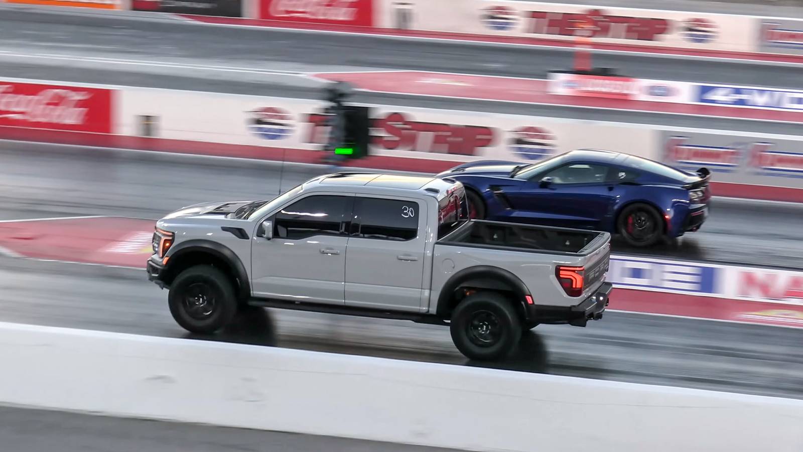 2025MY Ford Raptor Takes On C8 Stingray And C7 Z06 Corvette In Nail ...