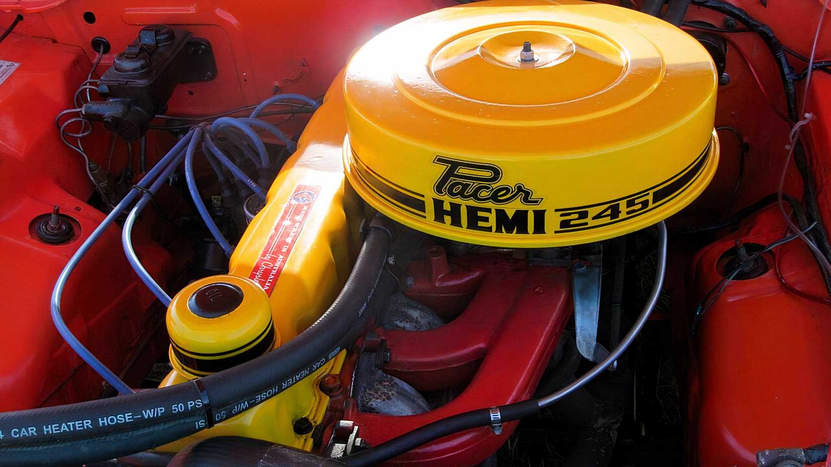 The Valiant Charger Featured A High-Performance Six-Cylinder Before The ...