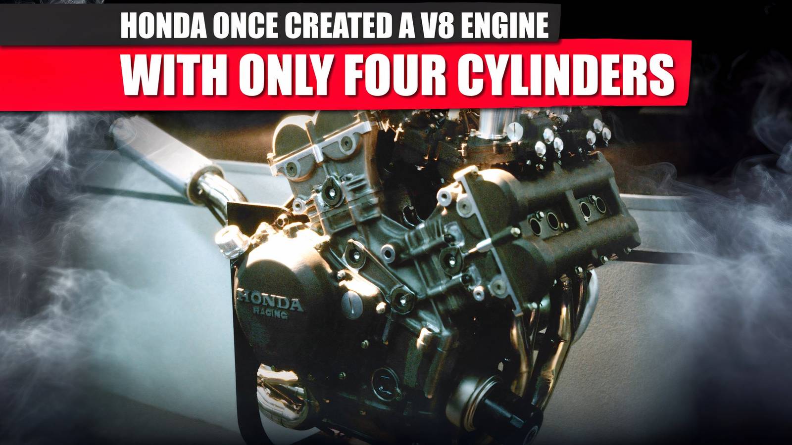Honda Once Created A V8 Engine With Only Four Cylinders