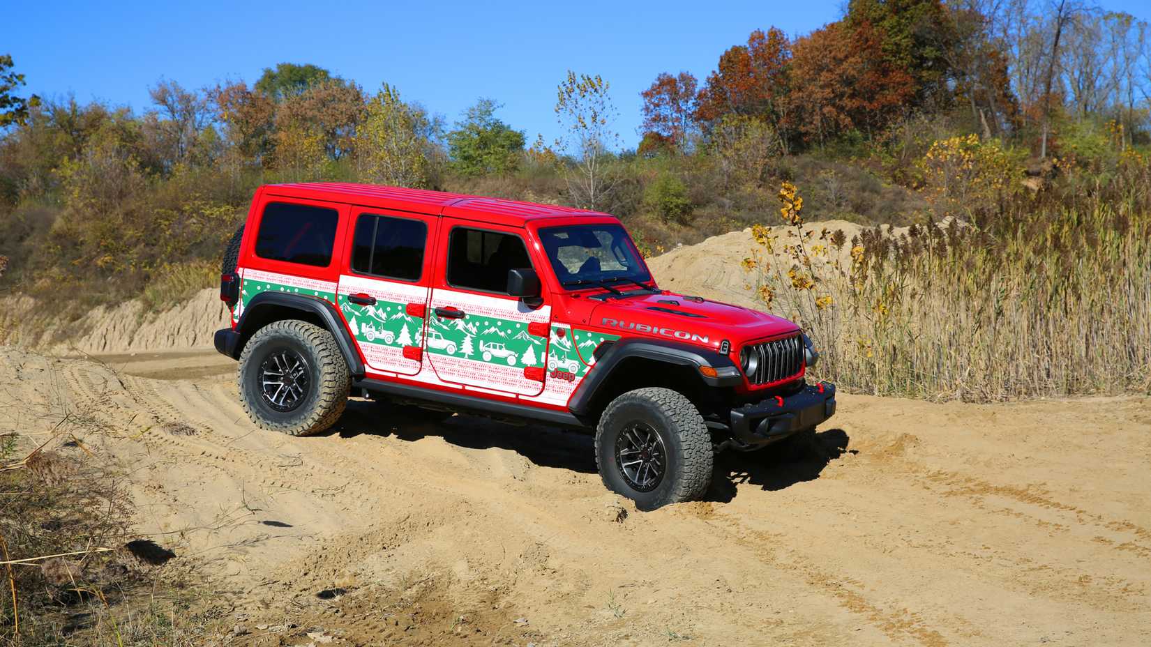 Stellantis Reveals Christmas Sweater Decal Just For The Wrangler