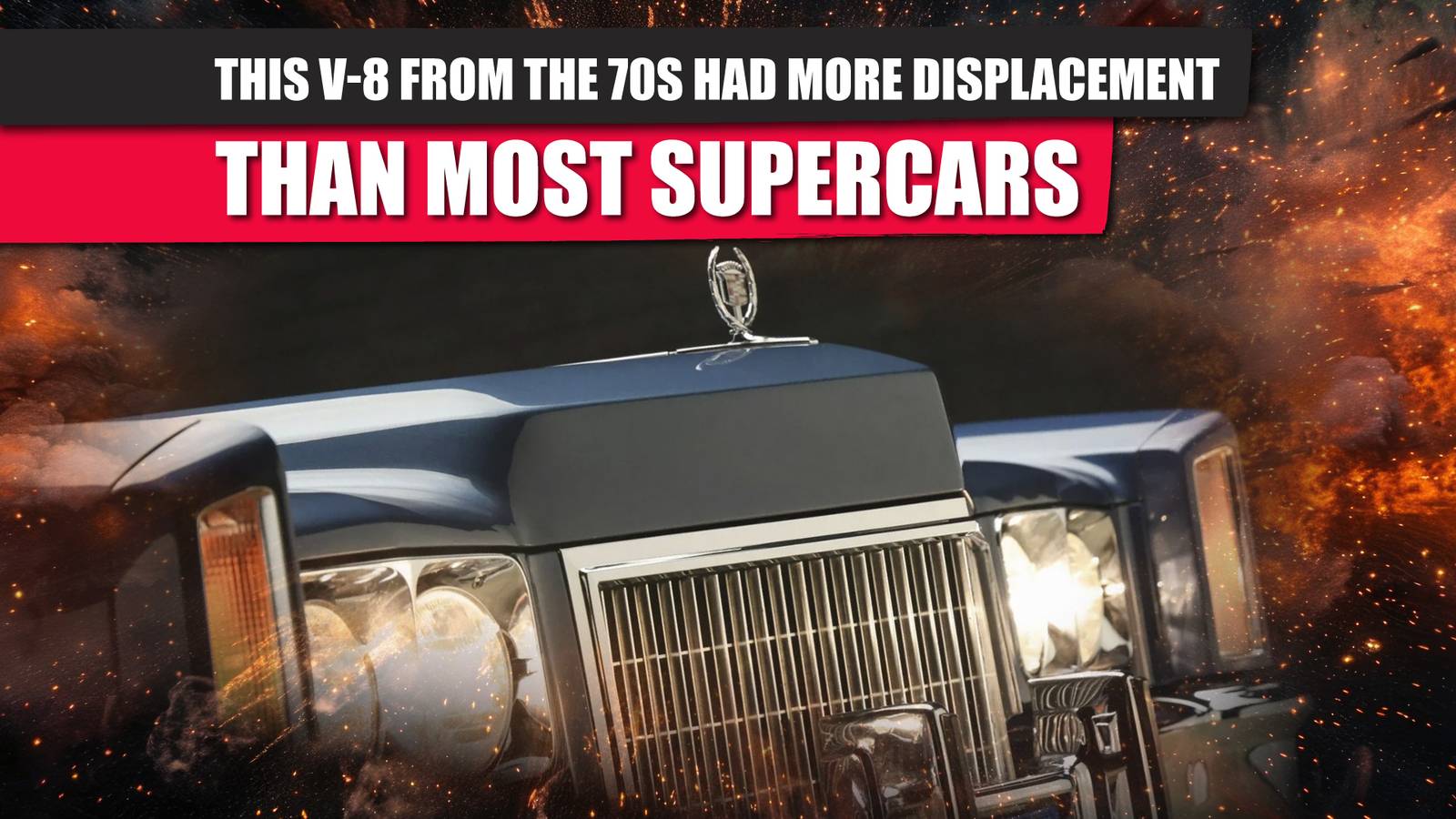 This Production V8 From The '70s Had More Displacement Than Most Supercars