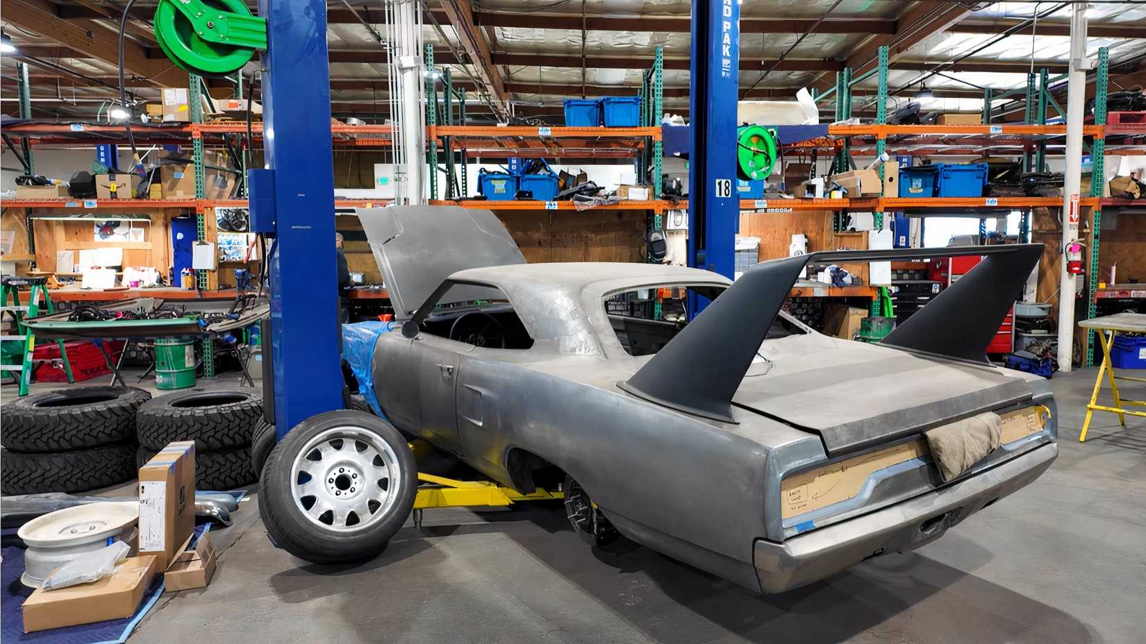 1970 Plymouth Superbird Restomod Gets Hellcat Hemi Engine