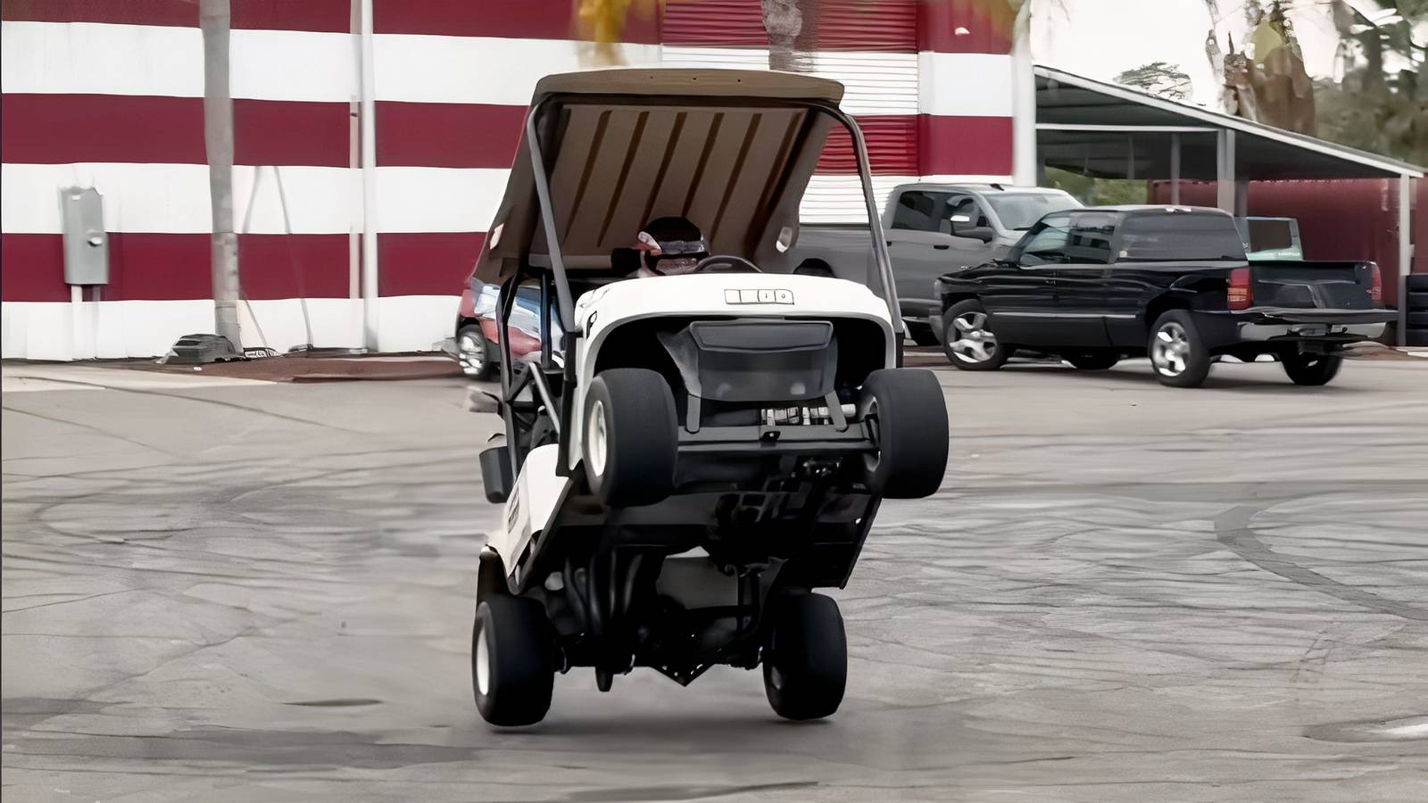 Honda CBR1000RR Engine Swap Turns A Golf Cart Into A Wheelie Monster