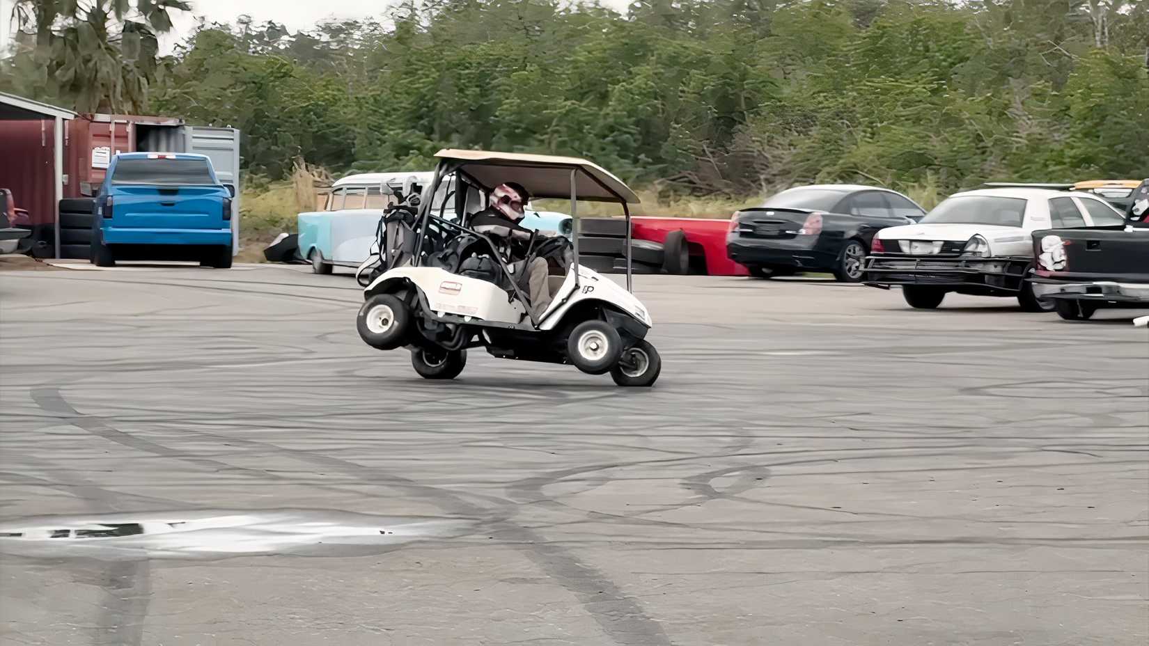 Honda CBR1000RR Engine Swap Turns A Golf Cart Into A Wheelie Monster