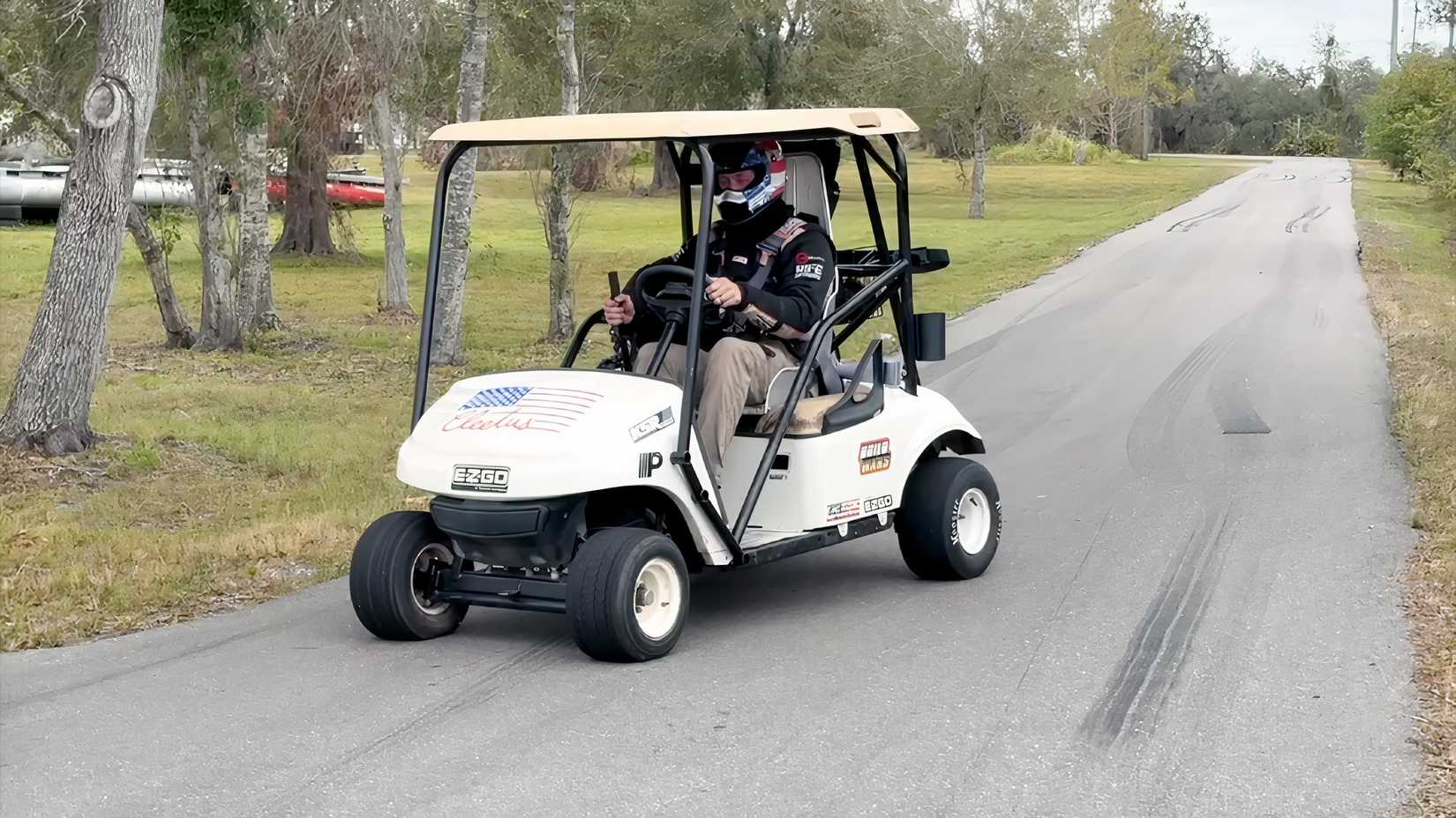 Honda CBR1000RR Engine Swap Turns A Golf Cart Into A Wheelie Monster