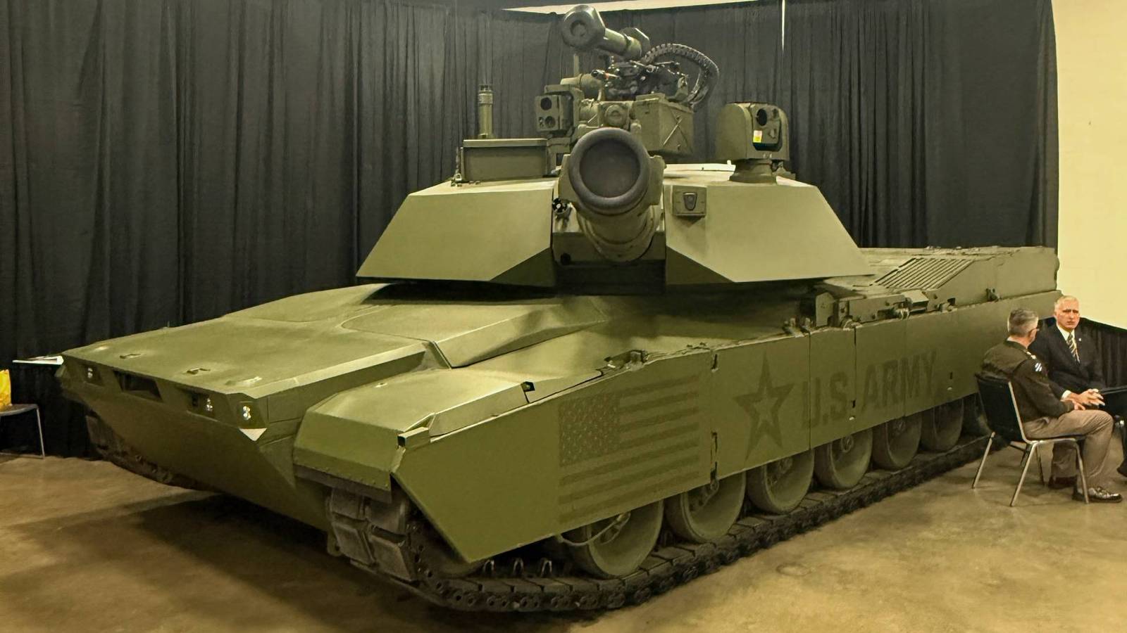 Army Showcases M1E3 Abrams Tank Prototype At Detroit Auto Show