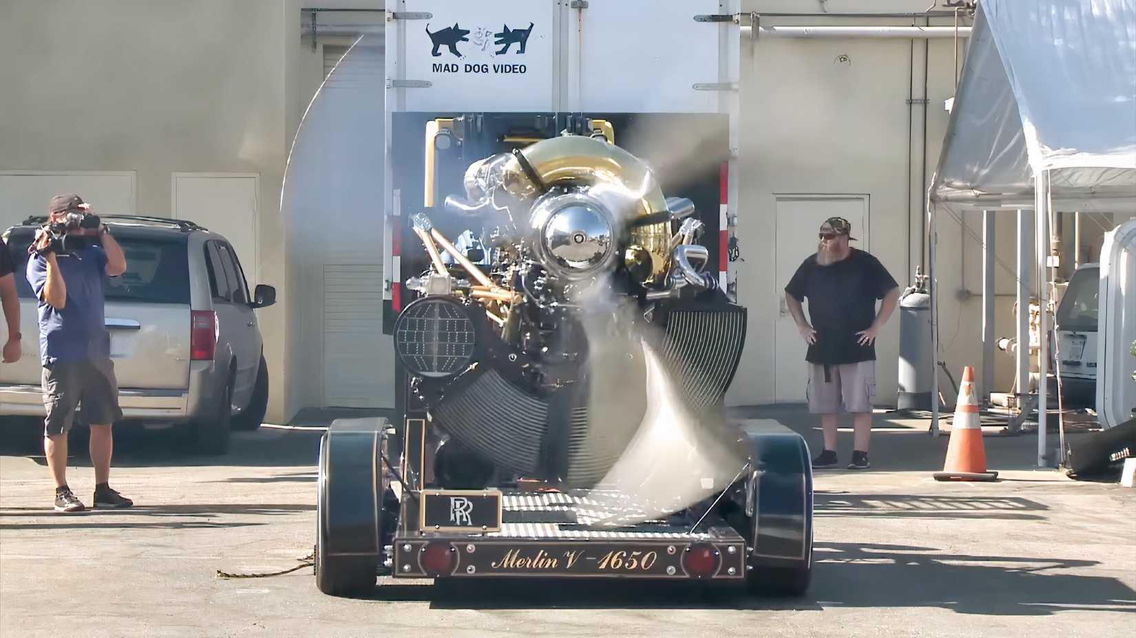 Jay Leno Fires Up The V12 Engine That Helped Win World War II