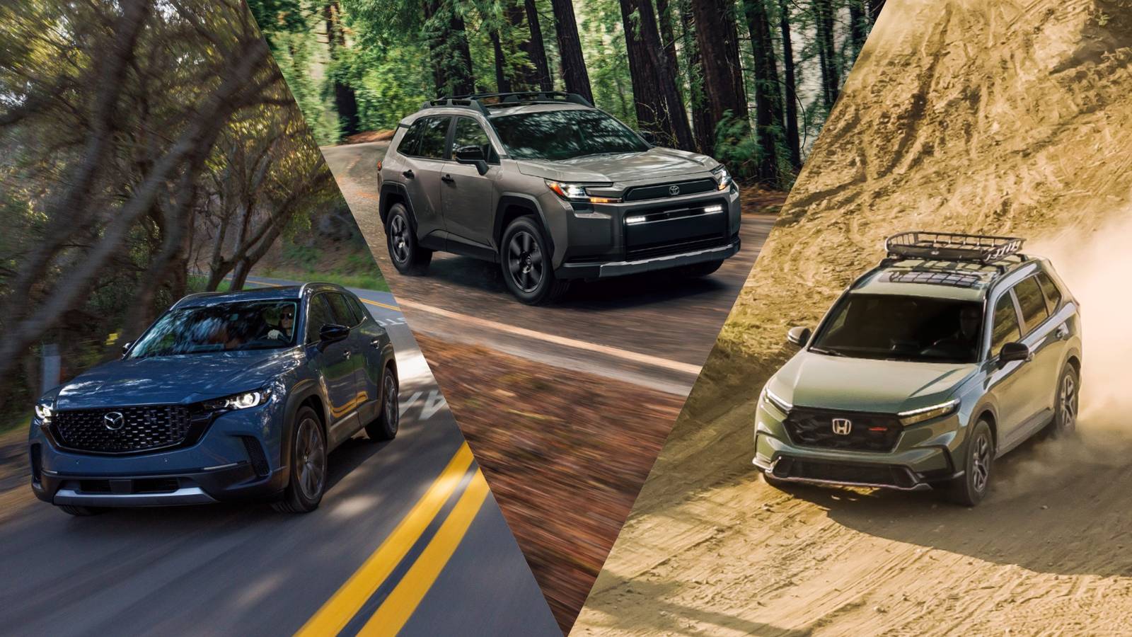 2026 Honda CR-V Vs 2026 Toyota RAV4 Vs Mazda CX-50: 5 Major Differences
