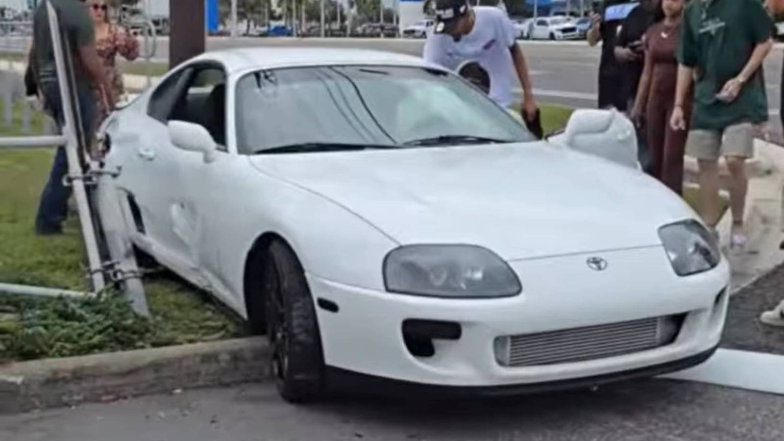 MKIV Supra Wrecks On Tampa Highway, Lands In Dealer Inventory