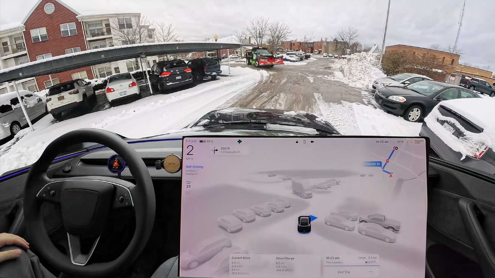 Tesla’s Full Self-Driving ‘Mad Max’ Mode Tested On Unplowed Snowy Roads