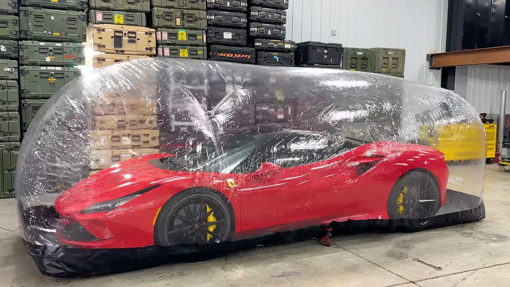 WhistlinDiesel’s $400,000 Ferrari Car Bubble Test Triggered An ...