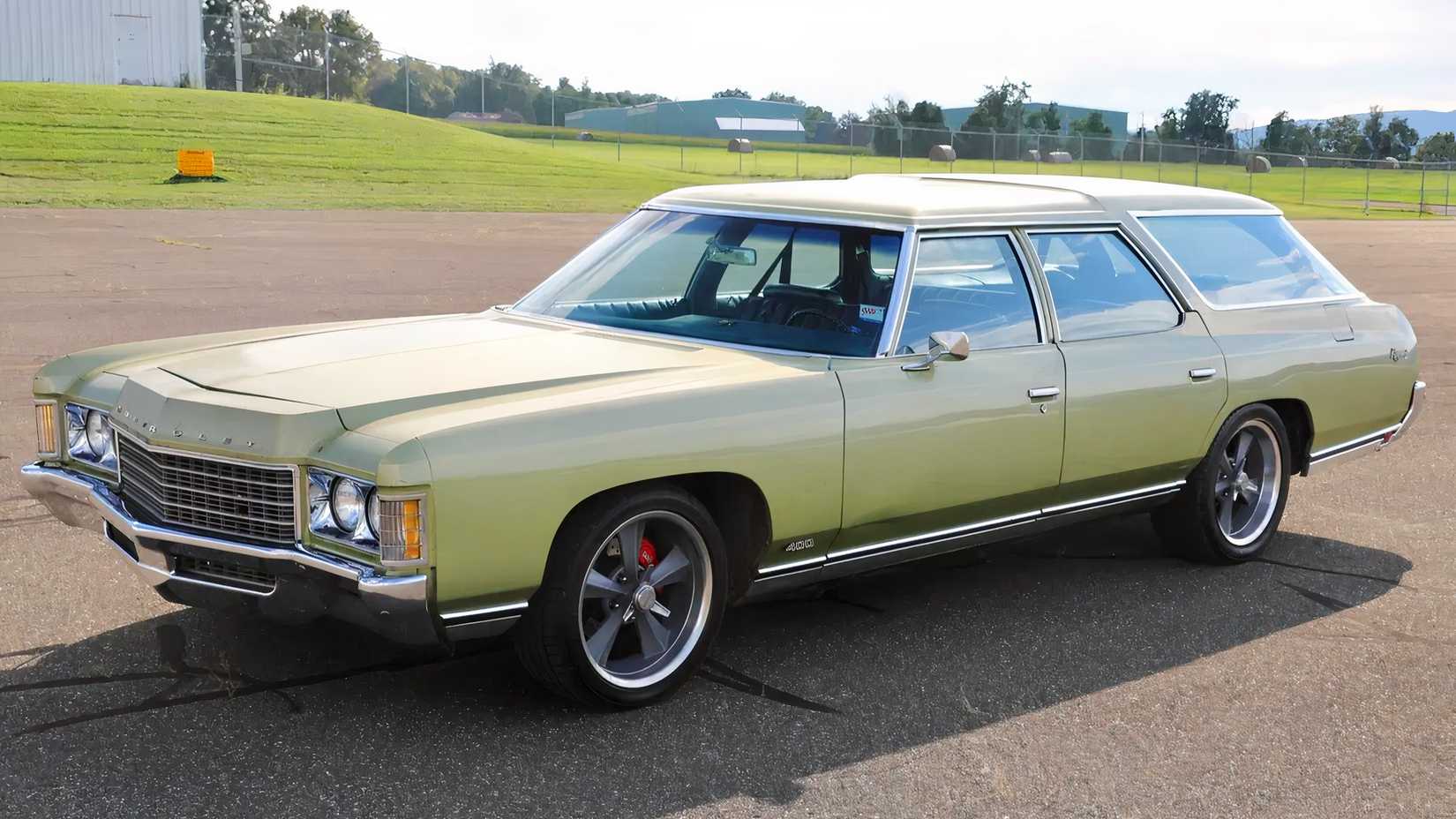 Chevy's Rare Muscle Car Had Wood Paneling And A Third-Row Seat