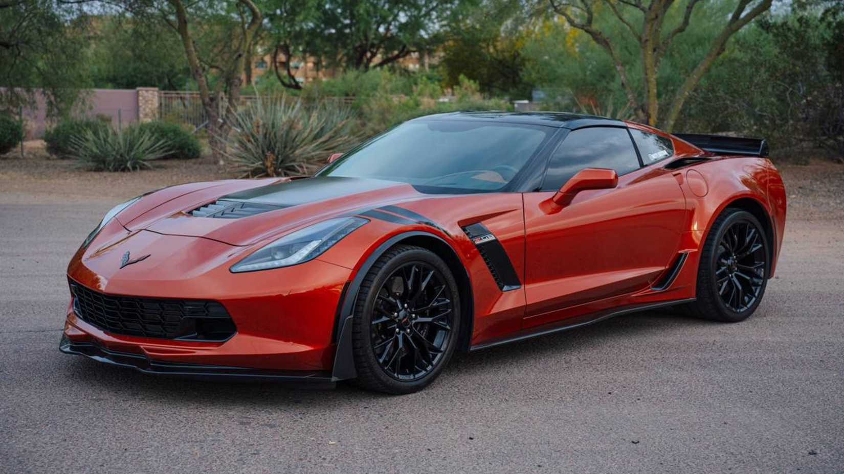 Exciting Black And Orange Corvette Gallery