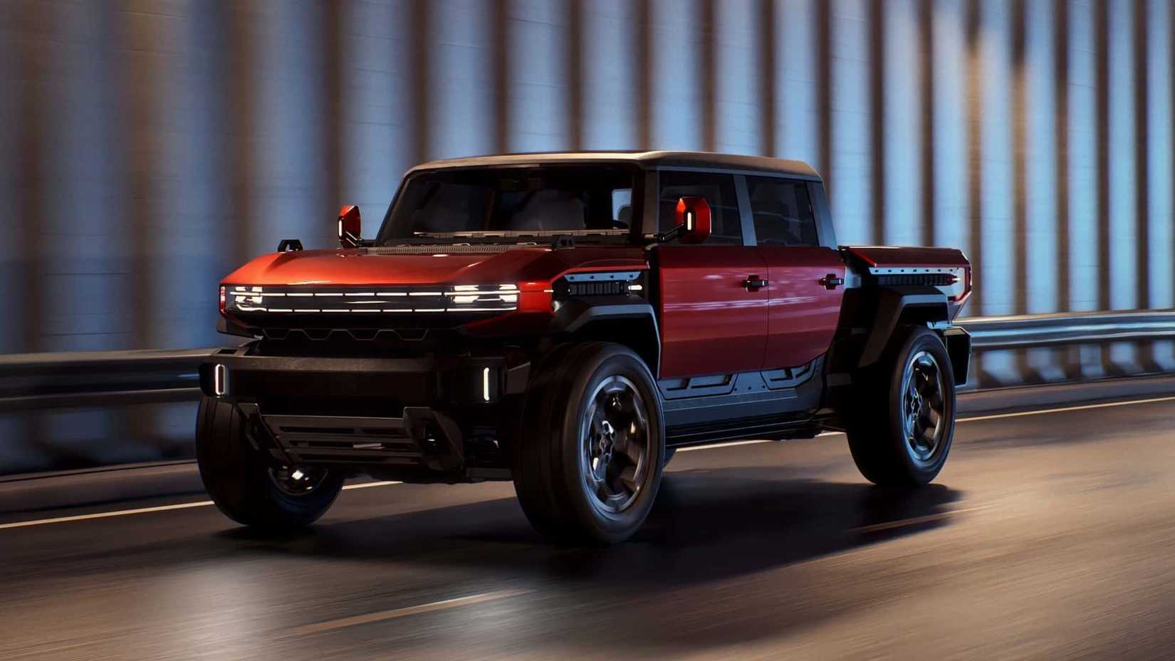 GMC’s Hummer X Concepts Bring Big Hummer Energy In A Smarter Size