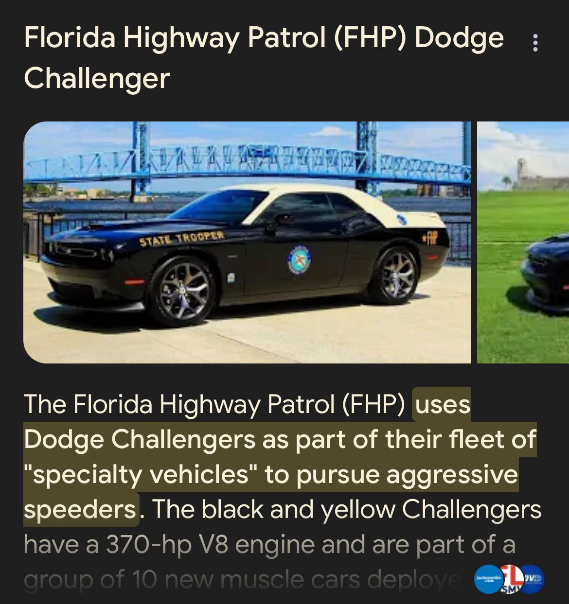 Florida Highway Patrol Brings Back Mustangs For High-Speed Duty