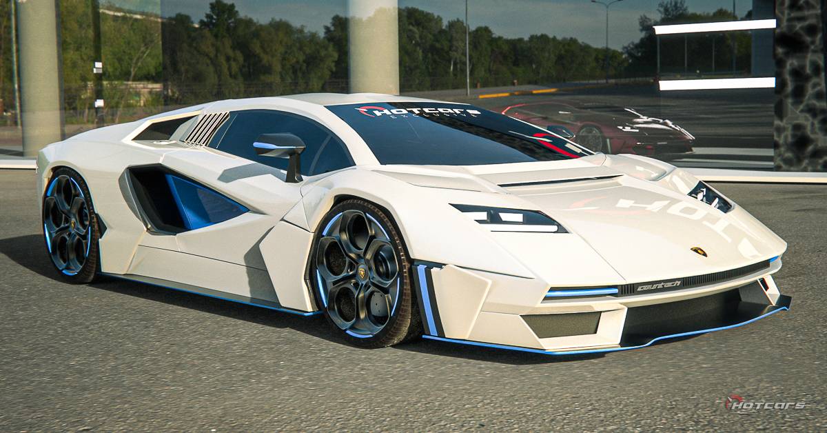 This Electrified 2023 Lamborghini Countach Concept Will Silently Pounce ...