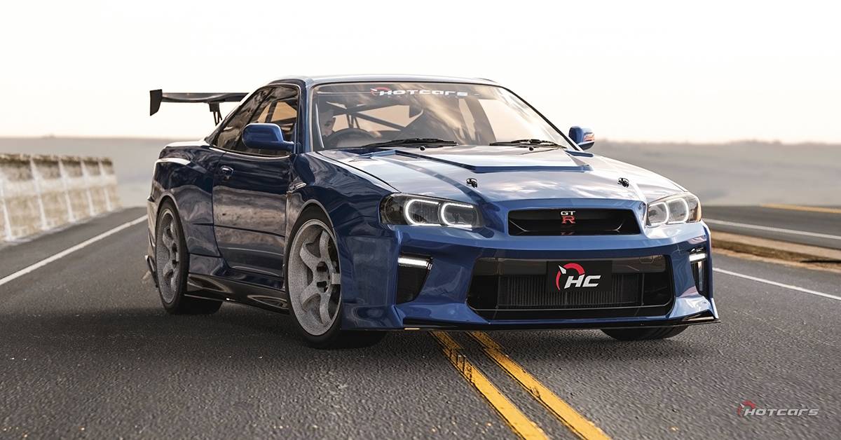 Godzilla Roars Again: We Give The R34 Nissan Skyline GT-R A Digital ...
