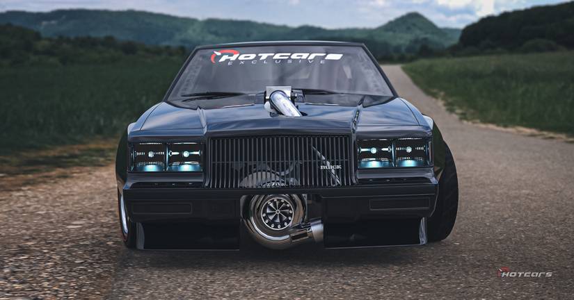 Our 1987 Buick Grand National Restomod Render Receives A Jet Turbine ...
