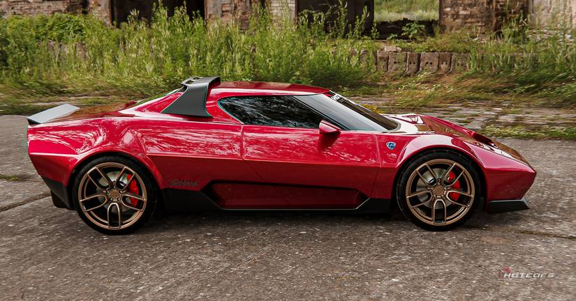 Here's What Makes Our Re-Engineered Lancia Stratos Rally Concept A Match For Modern Ferraris