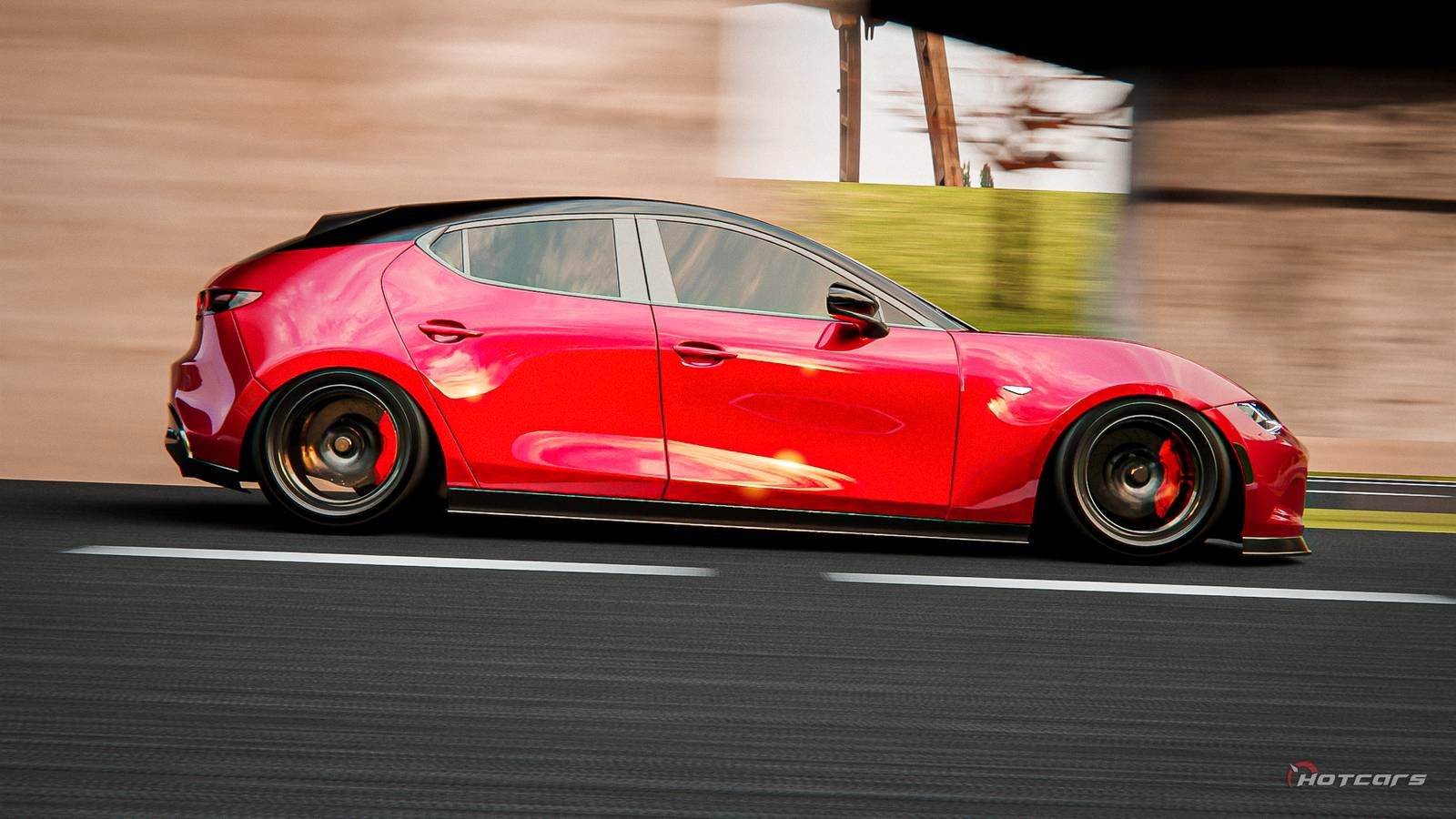 HotCars Car Renders Mazda MX-5 4-Door Hatchback
