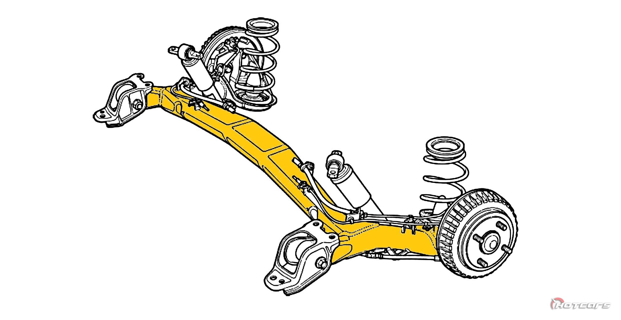 Torsion Beam Rear Suspension Toyota - The Best Picture Of Beam