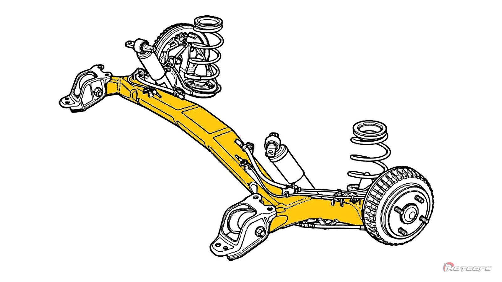 Torsion Beam Type Suspension System - The Best Picture Of Beam