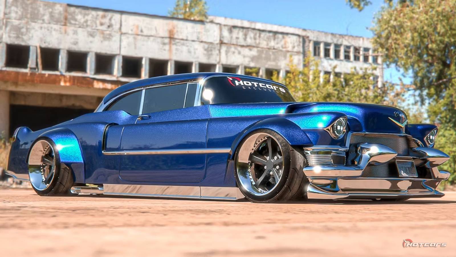 HotCars 1955 Cadillac Fleetwood Restomod Render