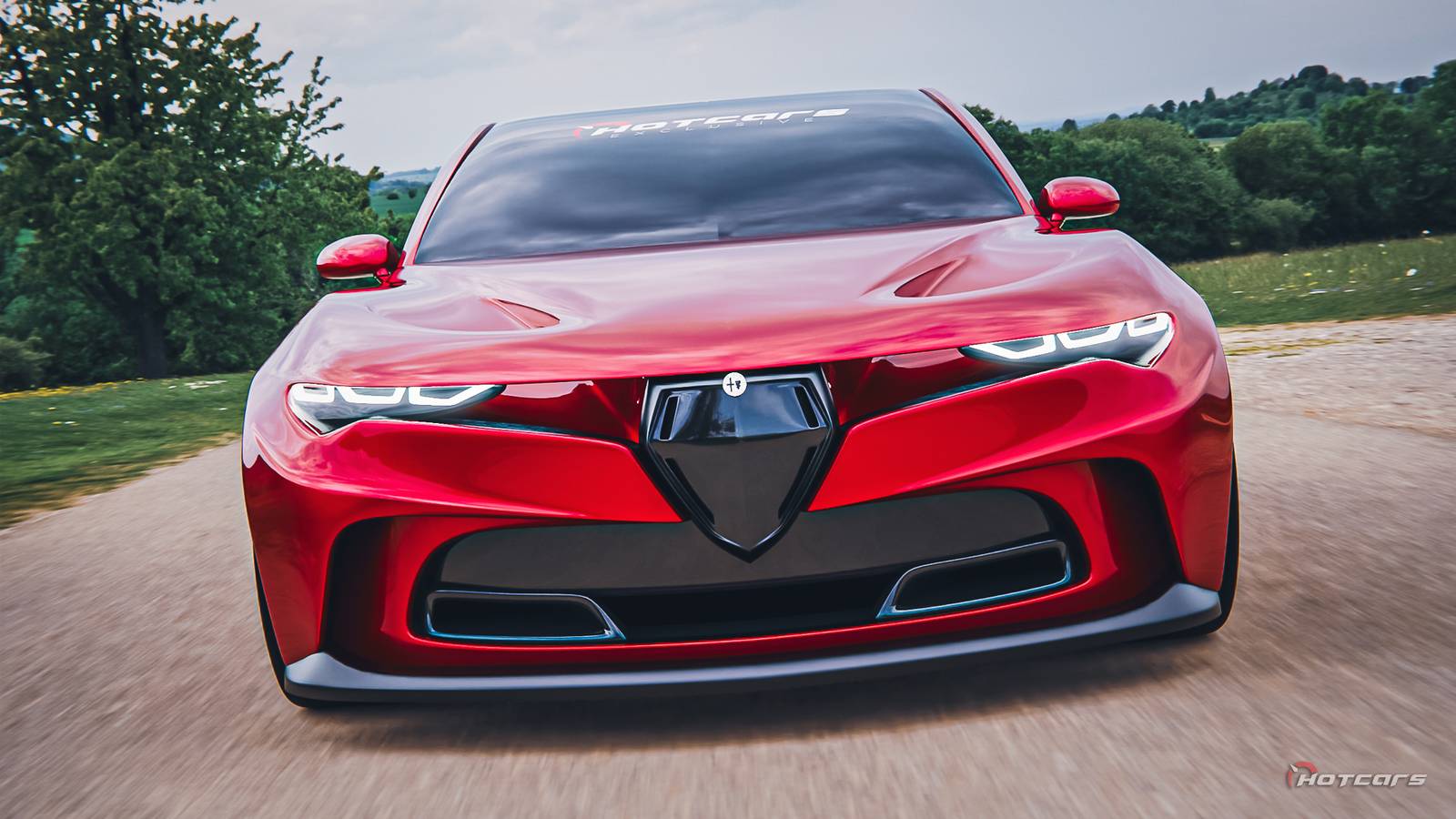 Our 2026 Alfa Romeo Giulia Render Is The New Dodge Charger's Italian Cousin