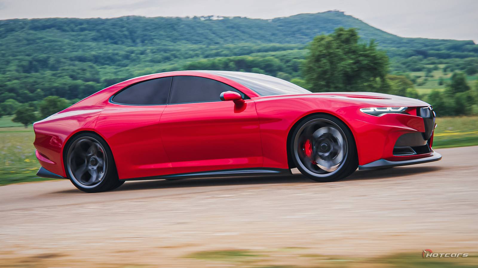 Our 2026 Alfa Romeo Giulia Render Is A Ferrari-Powered Dodge Charger ...