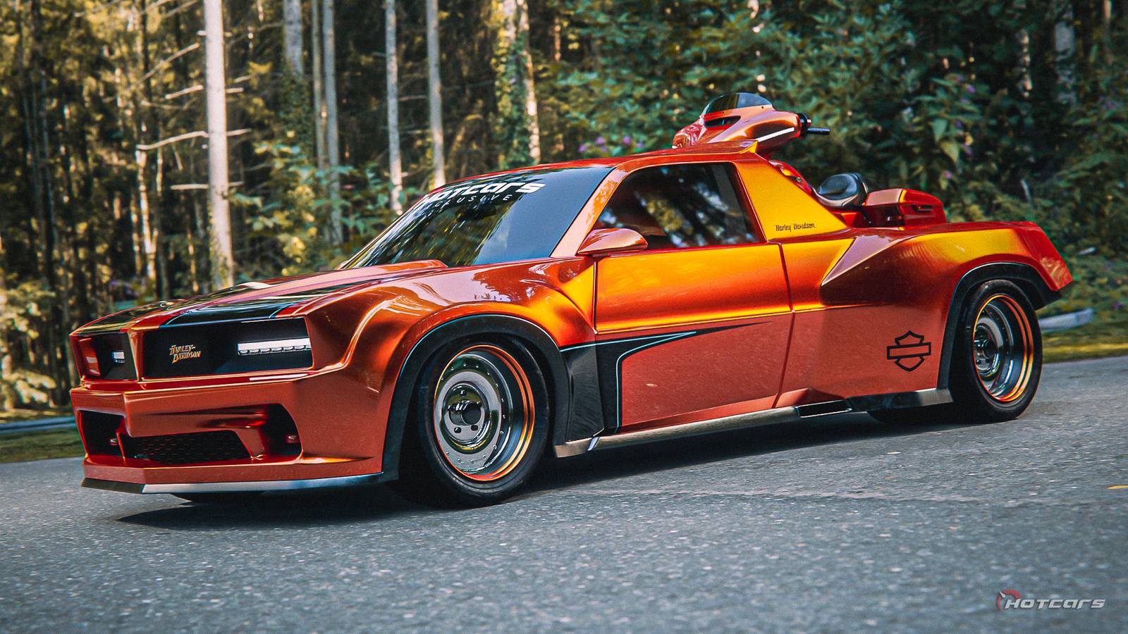 Our Harley-Davidson Muscle Truck Render Show There's A Perfect Car For ...