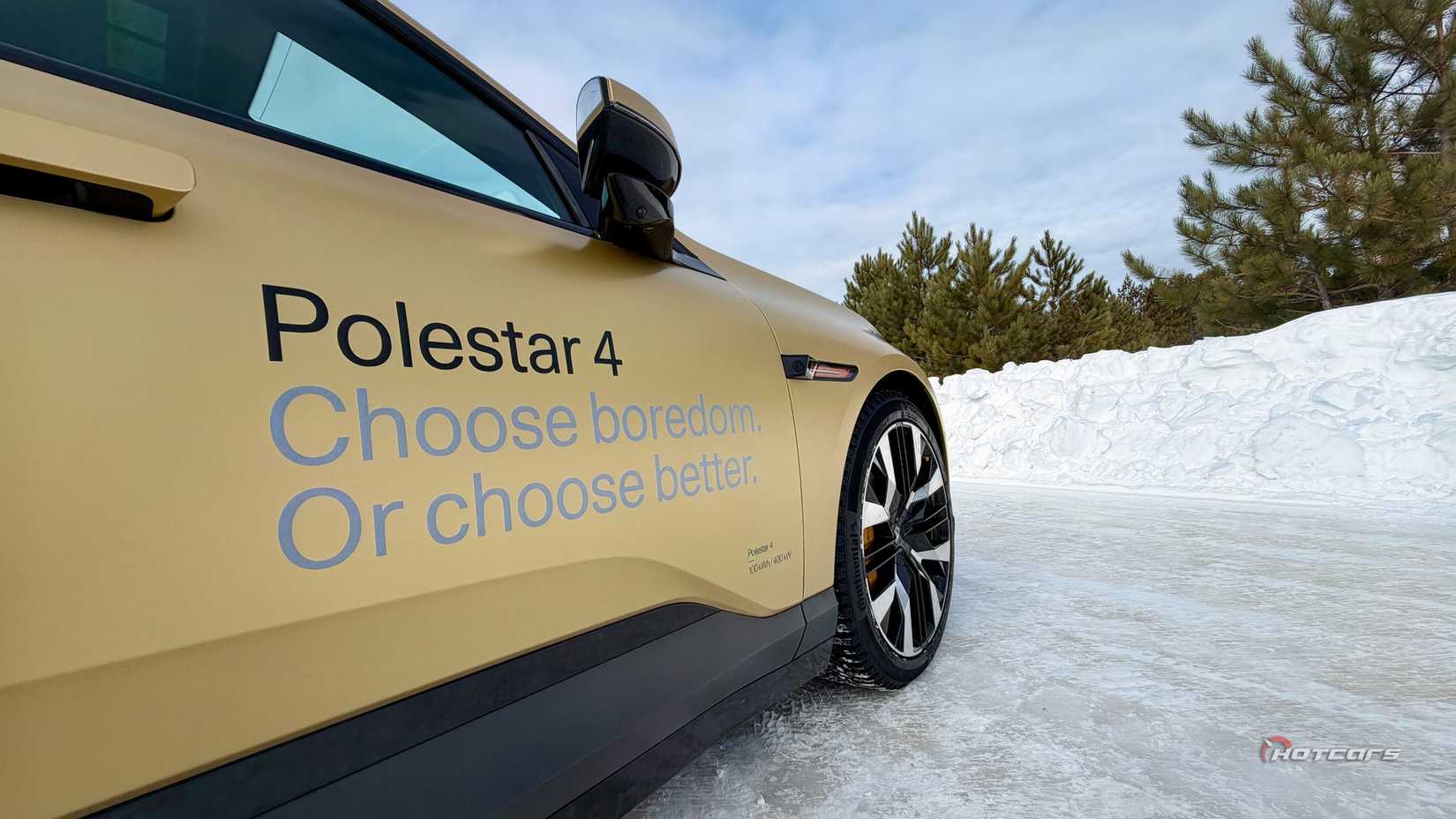 I Drove The 544-HP Polestar 4 On Ice In Canada