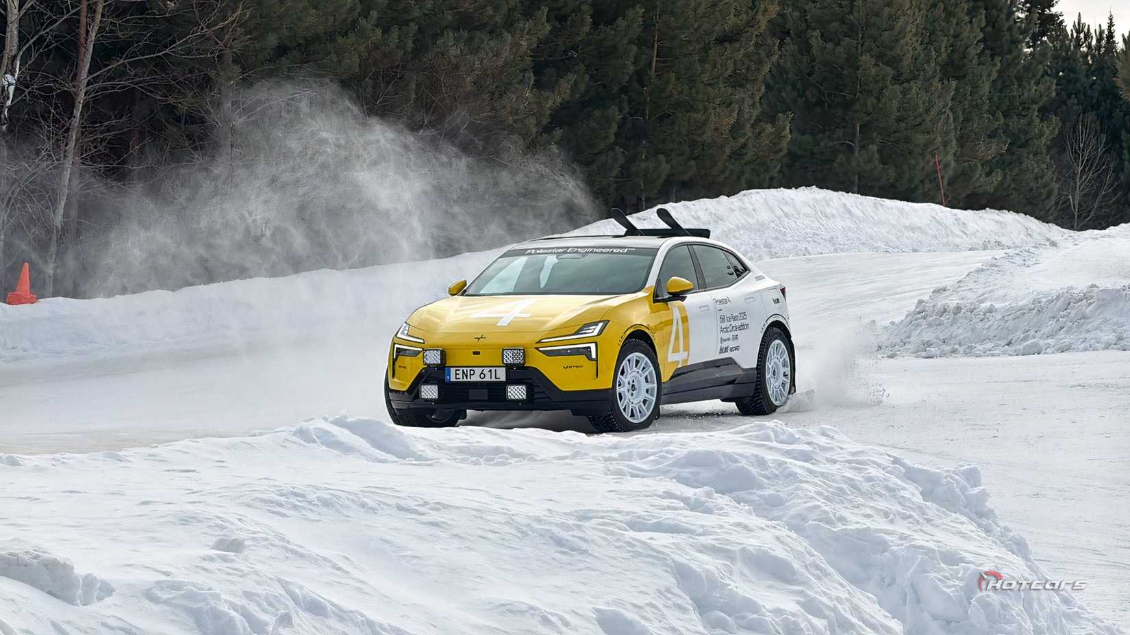 I Drove The 544-HP Polestar 4 On Ice In Canada