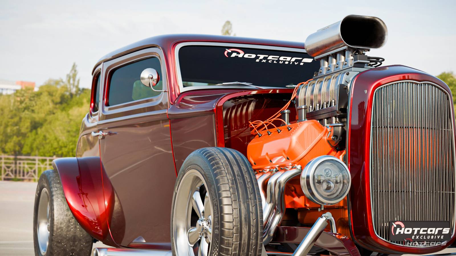 1932 Ford Deuce Coupe Rat Rod Packs A Supercharged Hellcat Engine