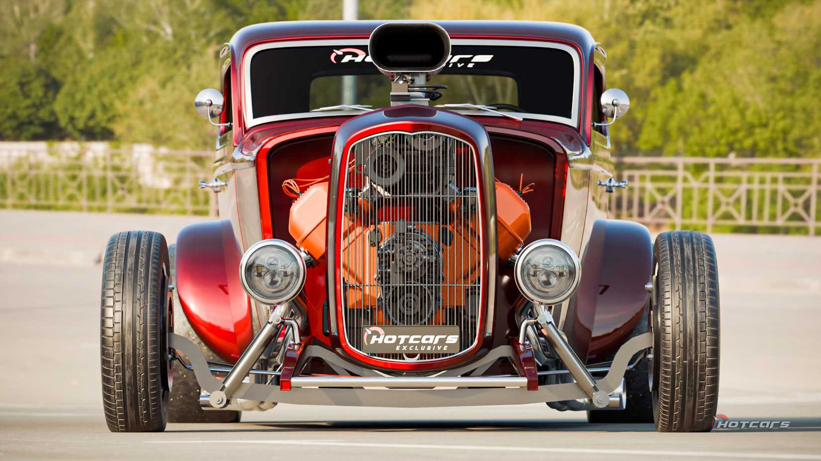 1932 Ford Deuce Coupe Rat Rod Packs A Supercharged Hellcat Engine