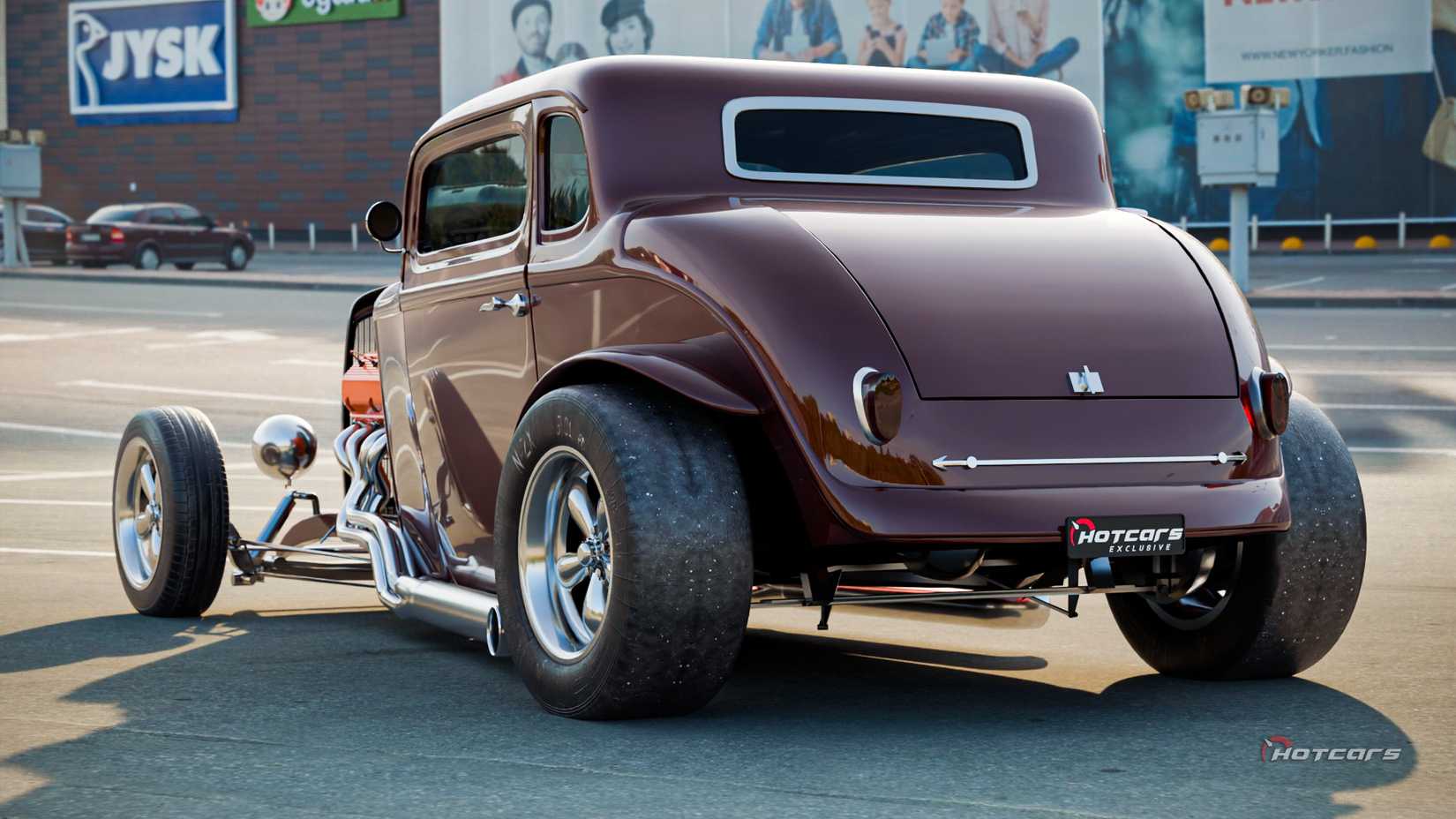1932 Ford Deuce Coupe Rat Rod Packs A Supercharged Hellcat Engine